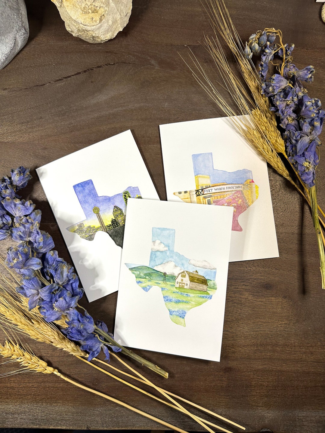 Texas Greeting Card Set | 3 Unique Designs | Best Seller - Etsy