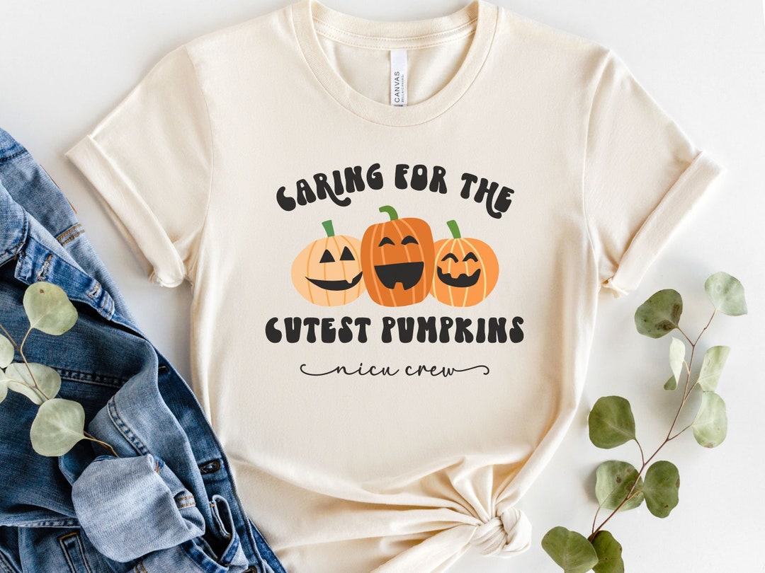 NICU Halloween Shirt, NICU Crew Halloween Tshirt, Neonatal ICU, Spooky ...