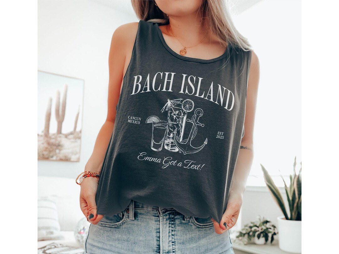 Bachelorette Party Tank Tops, Bach Island Shirts, Bachelorette Island ...