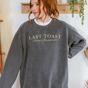 Last Toast on the Coast Bachelorette Party Sweatshirts, Coastal Vibes ...