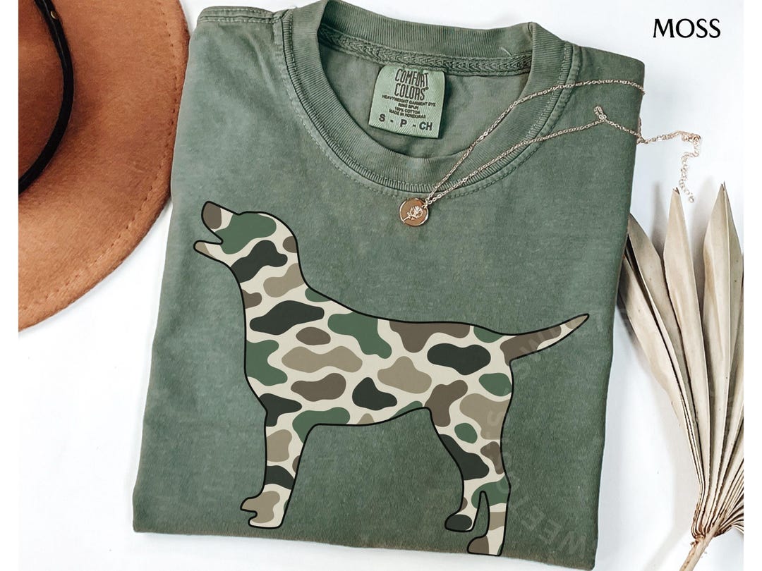 Labrador Retriever Shirt, Camo Labrador Retriever Dog Mom T-shirt ...