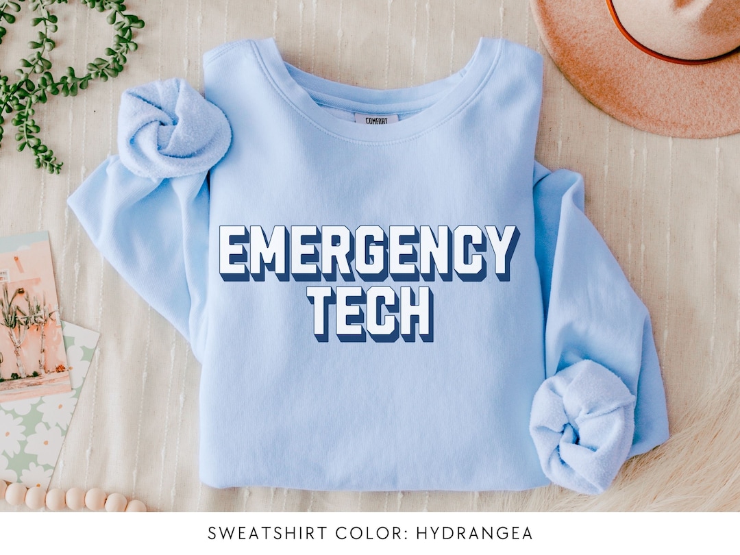 Emergency Tech Sweatshirt, ER Tech Crewneck, Emergency Technician ...