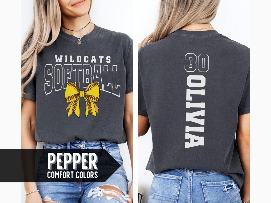 Custom Softball Mascots Shirt, Personalized Shirt for Softball Mom ...