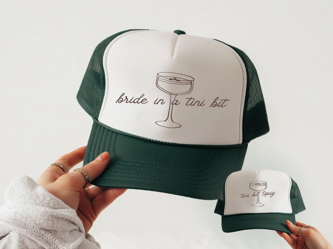 Espresso Martini Bachelorette Hats - Bride in a Tini Bit / Tini Bit ...