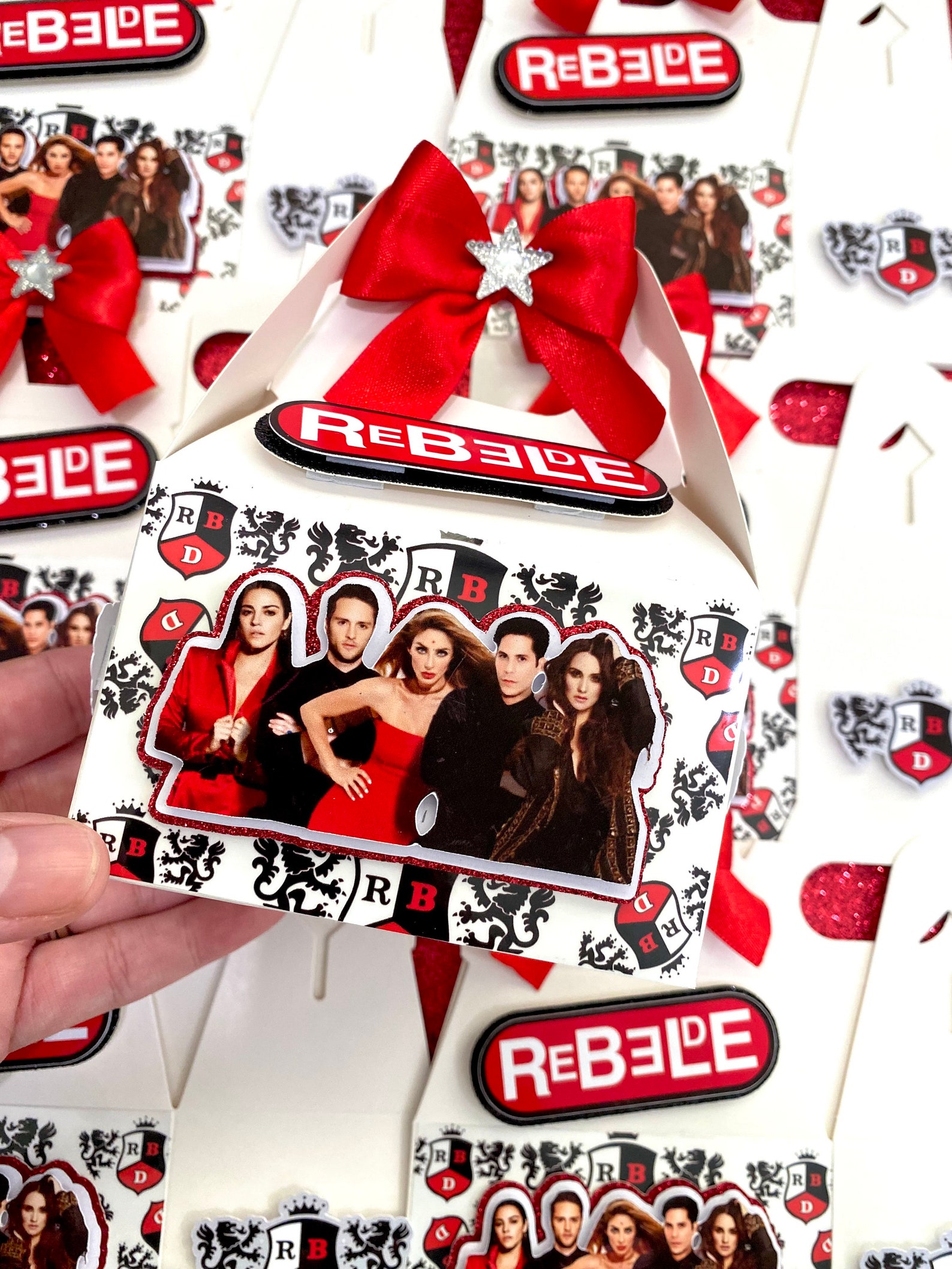 REBELDE Mini Gable Box, RBD Party Favors, Party Favors - Etsy
