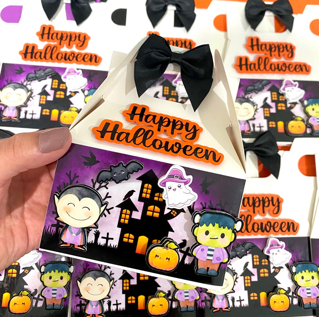Gable Boxes, Halloween Gable Boxes, Party Favor Boxes, Mini Gable Boxes ...