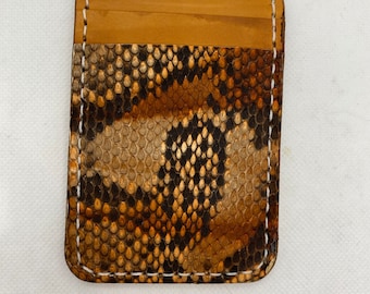 Genuine Cobra Snake Skin Men's Wallet - Etsy