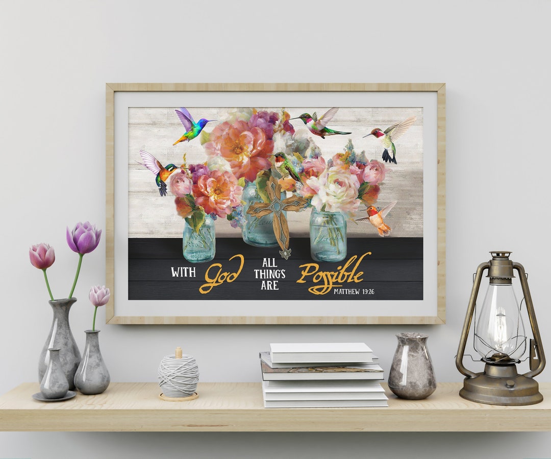 Personalized With God Poster, Birds Poster, Bird Lover Gift, Butterfly ...