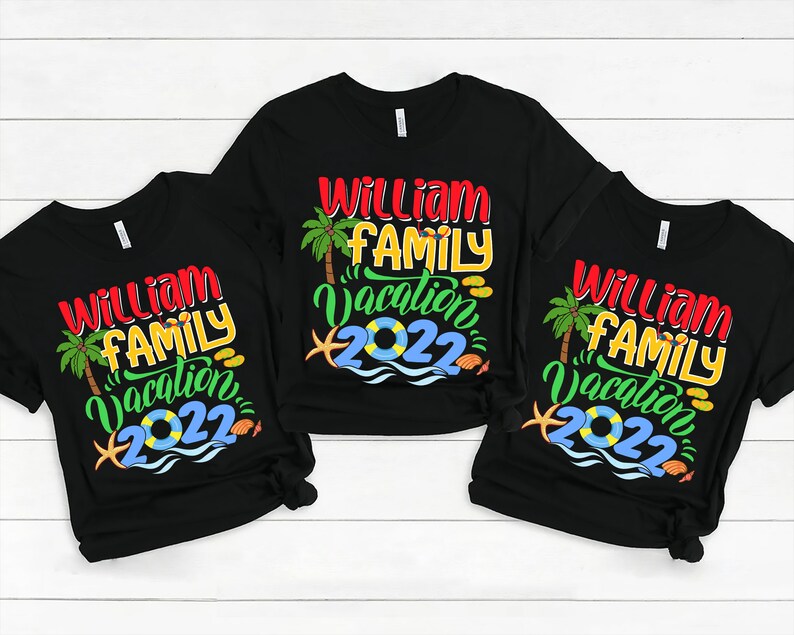 Custom Vacation Shirt Family Matching Vacation Shirts - Etsy