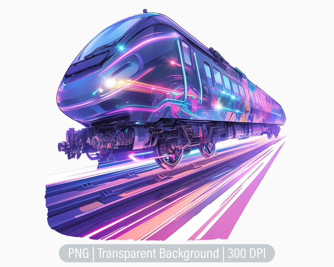Cyberpunk Train Clipart, Cyborg PNG, Sci-fi , Junk Journals ...