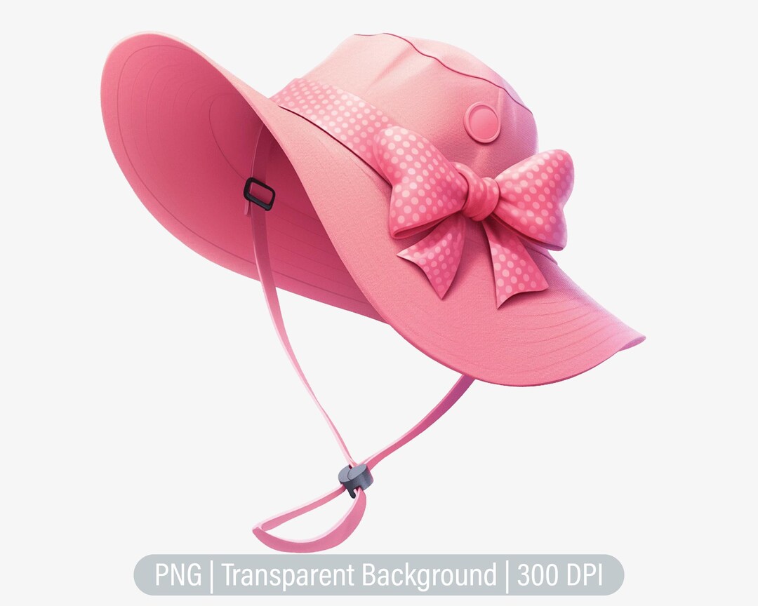 Pink Fishing Hat Clipart, Fishing PNG, Fisher Girl, Junk Journals ...