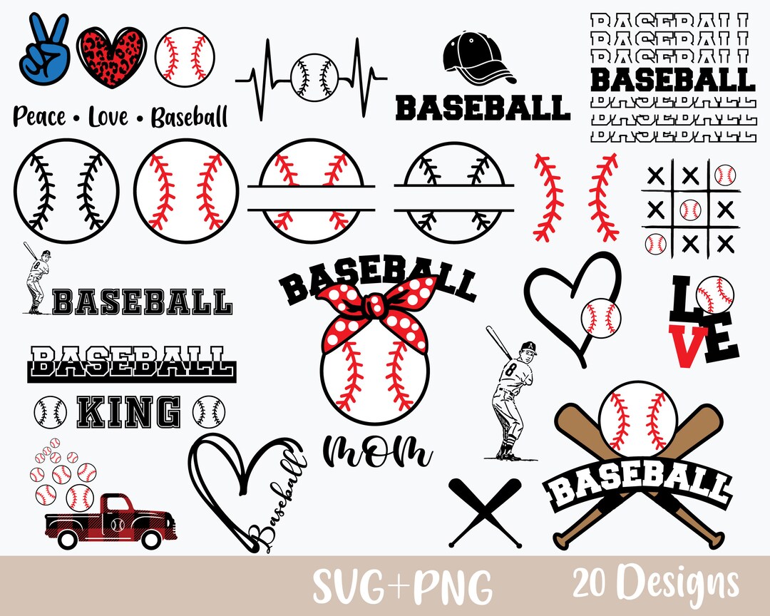 Baseball SVG Bundle, Baseball Bat Svg, Baseball Ball Svg, Baseball Mom ...