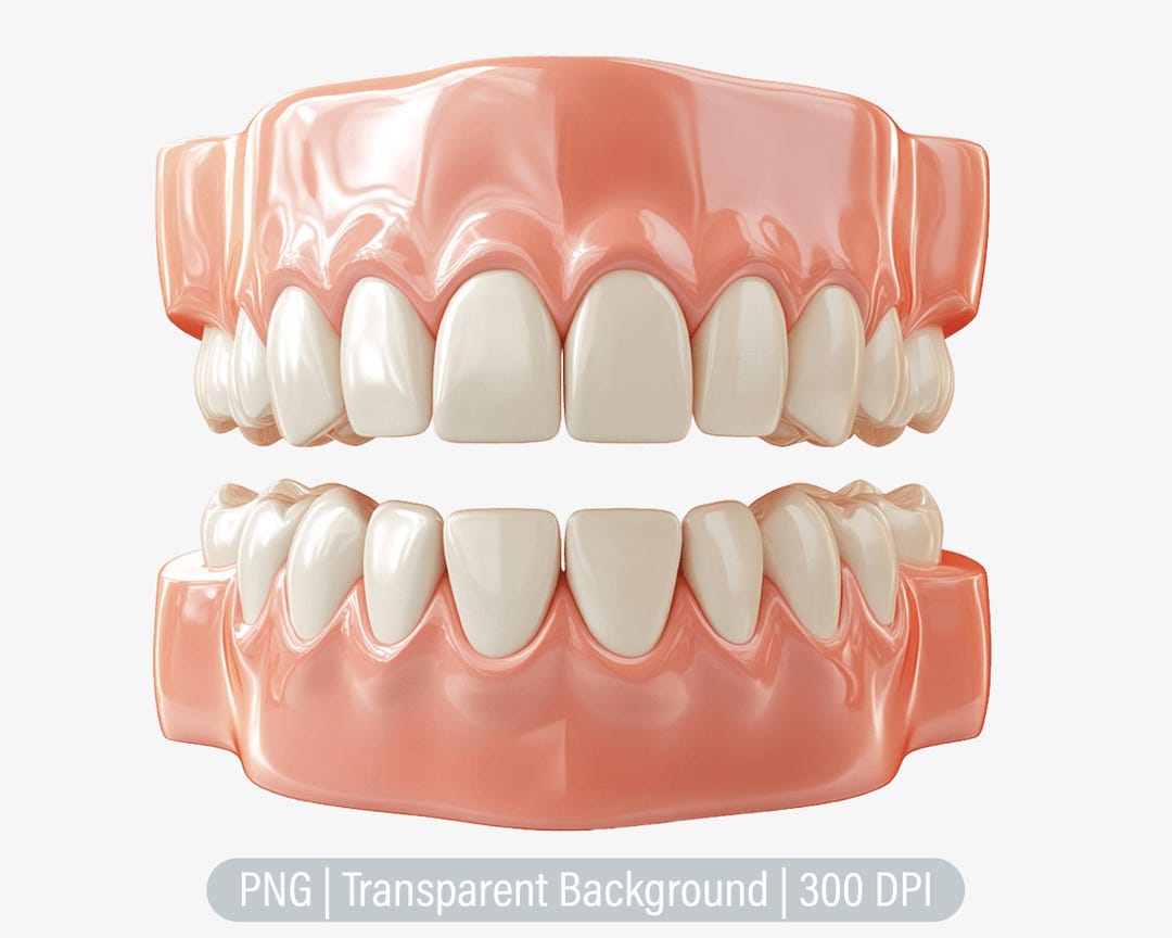 Dentures Clipart, Dental PNG, Dental Clinic, Junk Journals ...