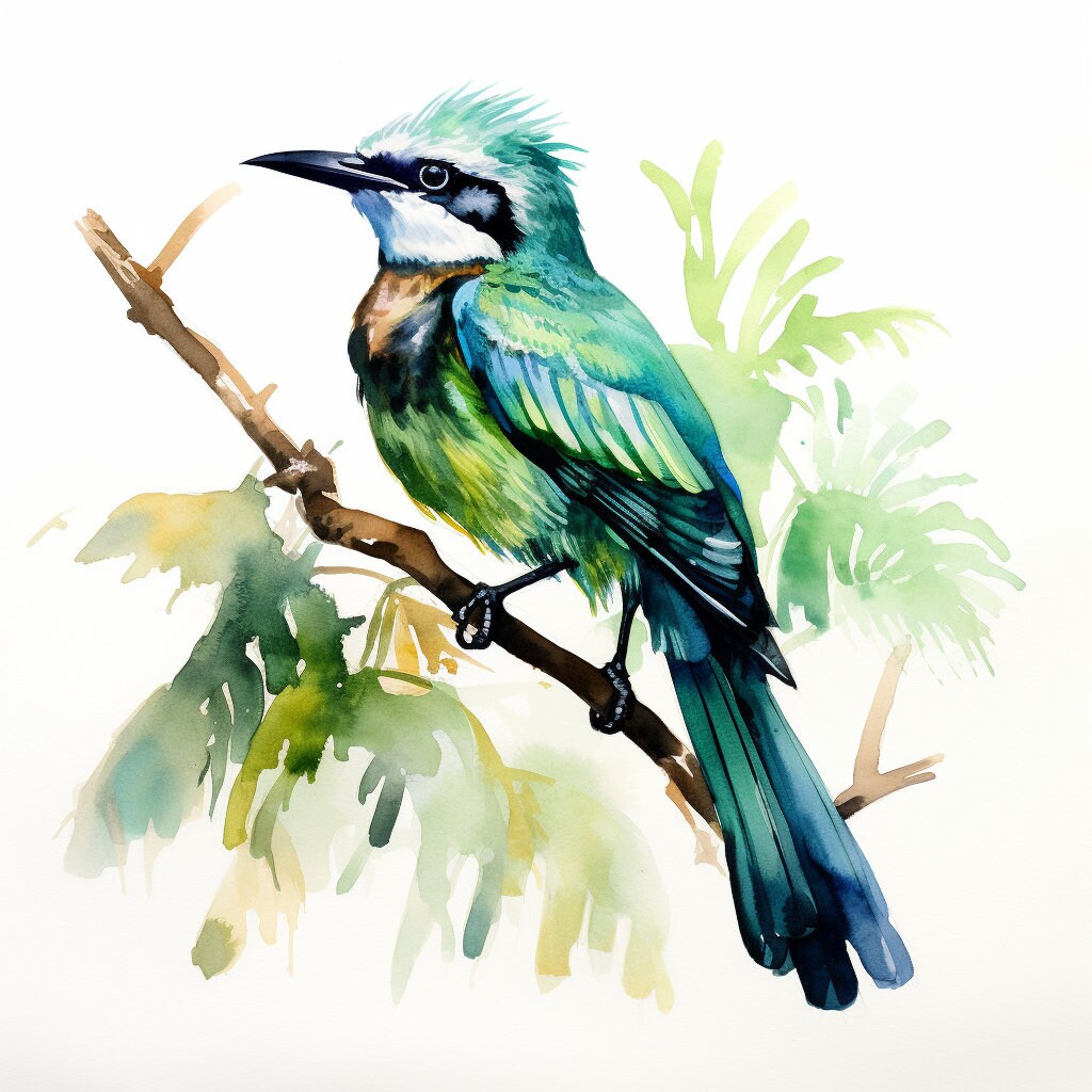 Tropical Birds Clipart Watercolour Bird Png Rainforest - Etsy