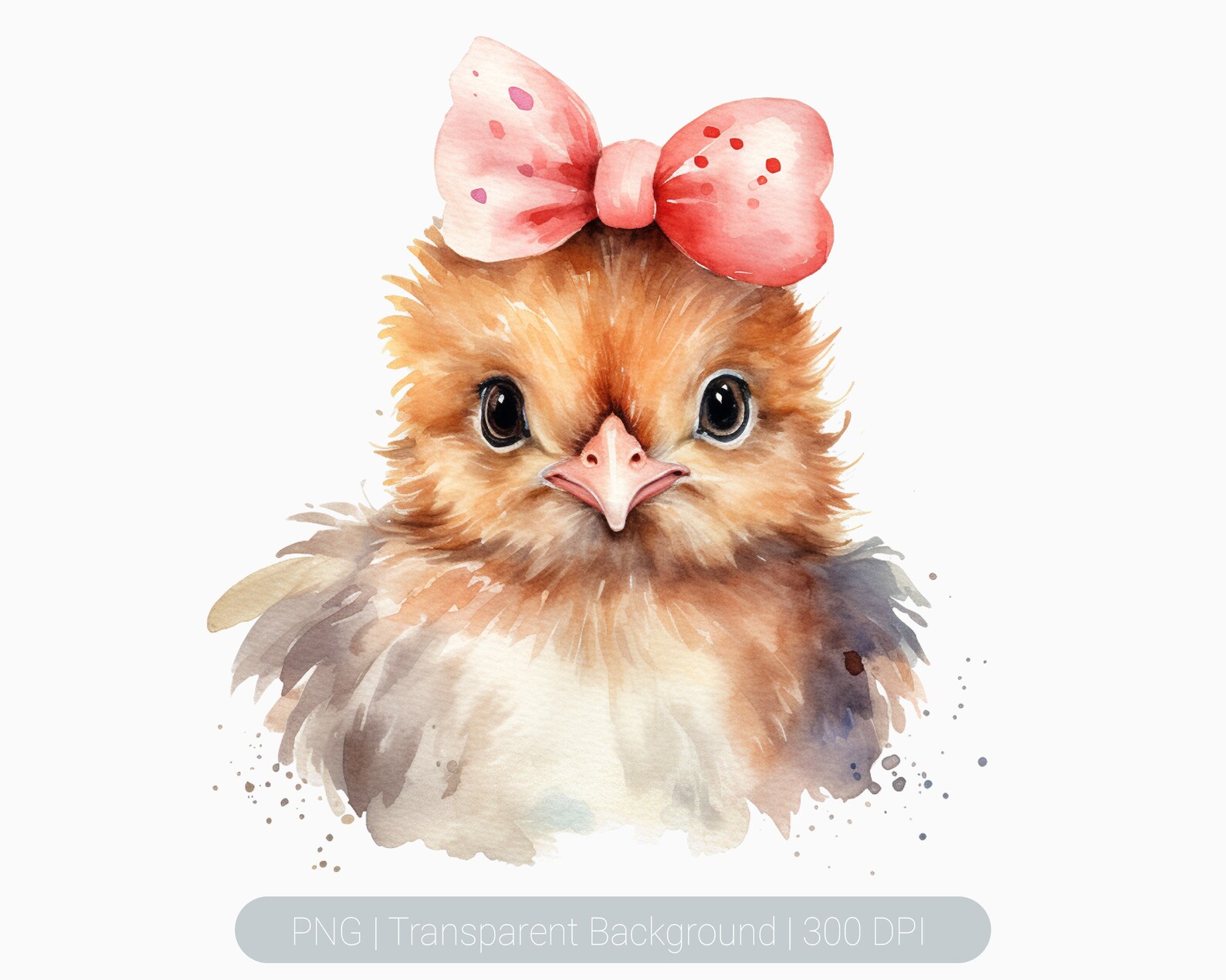 Baby Chick Clipart, Watercolour Baby Chicken Clipart, Chicken Png ...