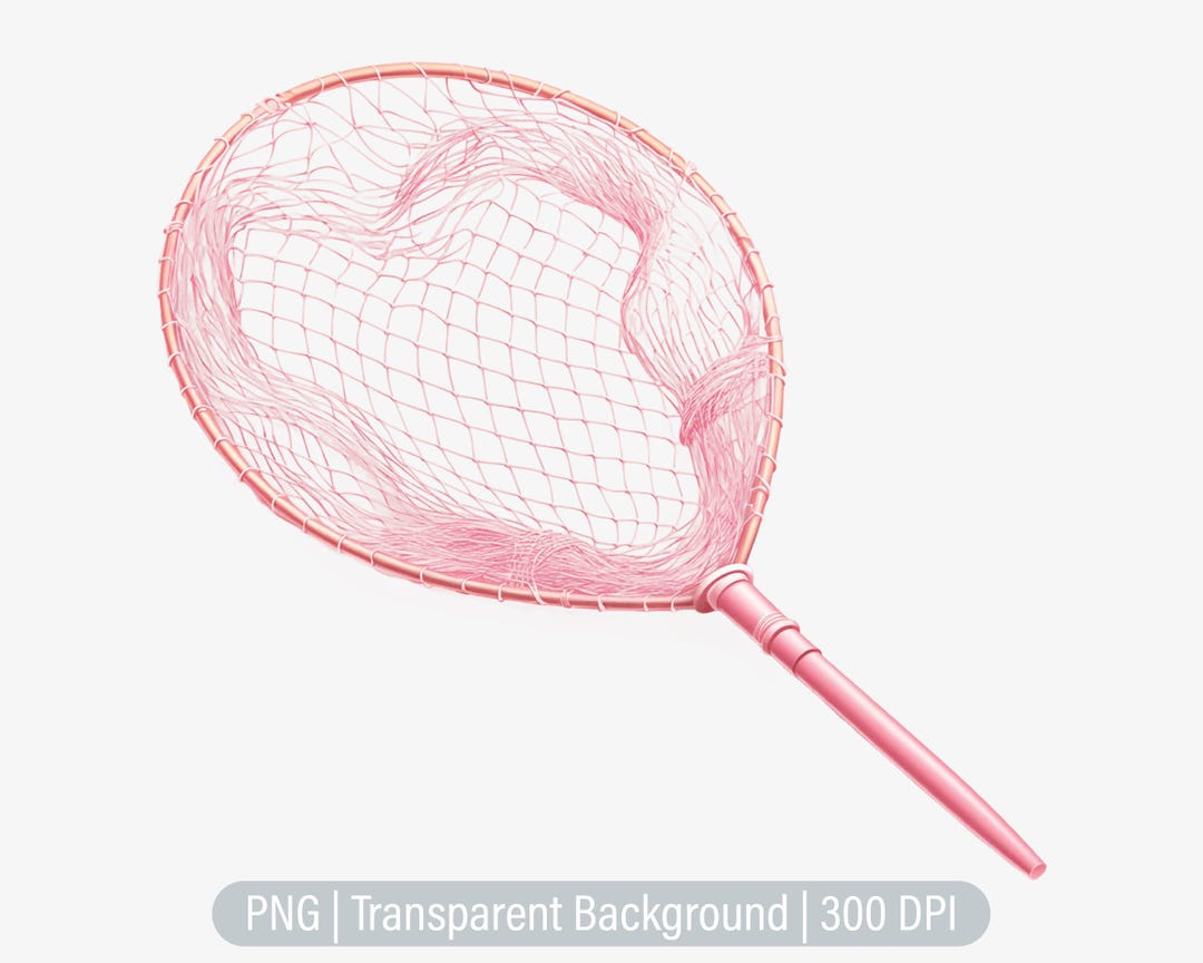Pink Fishing Net Clipart, Girl Fishing PNG, Fisher Girl, Junk Journals ...