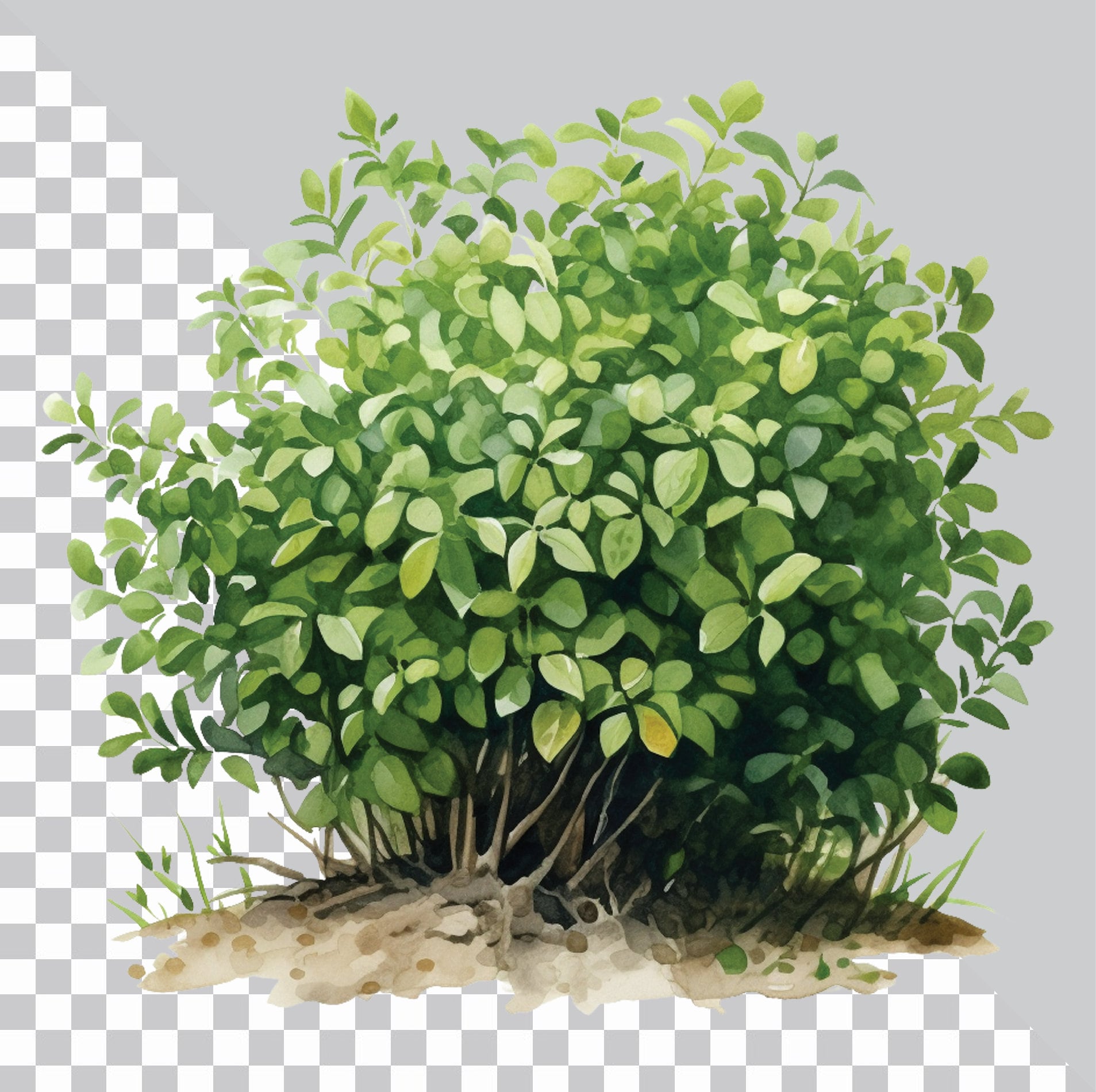 Forest Bush Clipart Bushes PNG Clipart Bush Tree Junk - Etsy