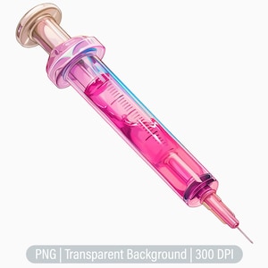 Pink Injection Clipart, Pink Syringe, Medical Png, Health Care, Junk ...