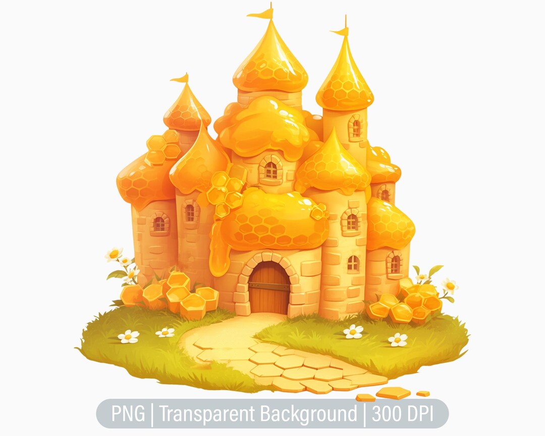 Honey Castle Clipart, Queen Bee, Bee Princes, Bee Kingdom, Junk ...