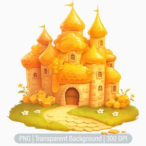 Honey Castle Clipart, Queen Bee, Bee Princes, Bee Kingdom, Junk ...