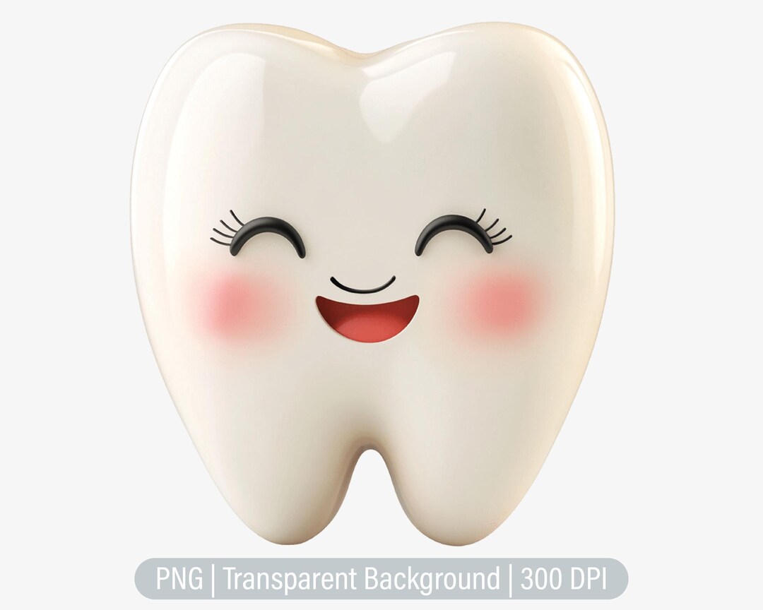 Cute Tooth Clipart, Dental PNG, Dental Clinic, Junk Journals ...