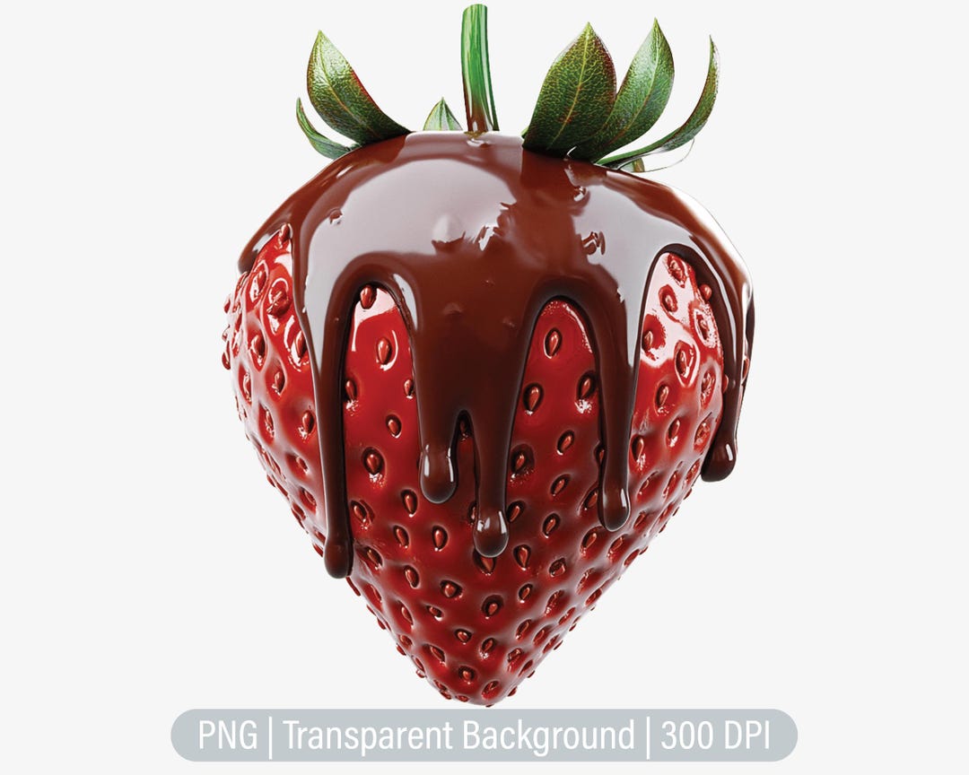 Strawberry Chocolate Clipart, Chocolate PNG, Junk Journals ...
