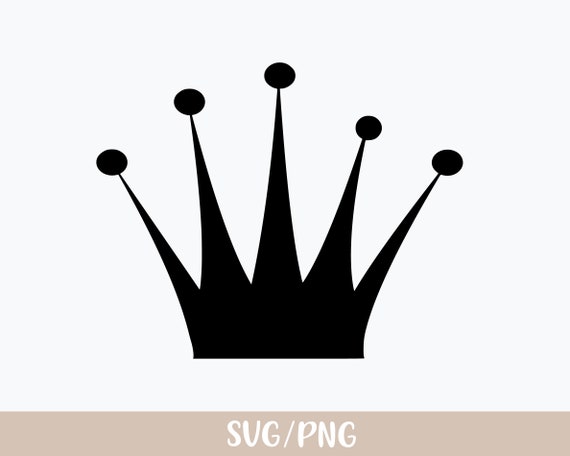 Black Princess Crown Vector