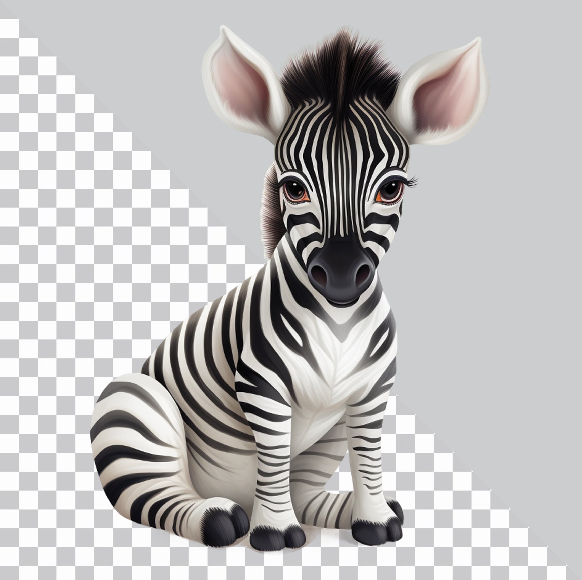 Baby Zebra Clipart, Zebra PNG Clipart, Cute Savanna Zebra, Junk ...
