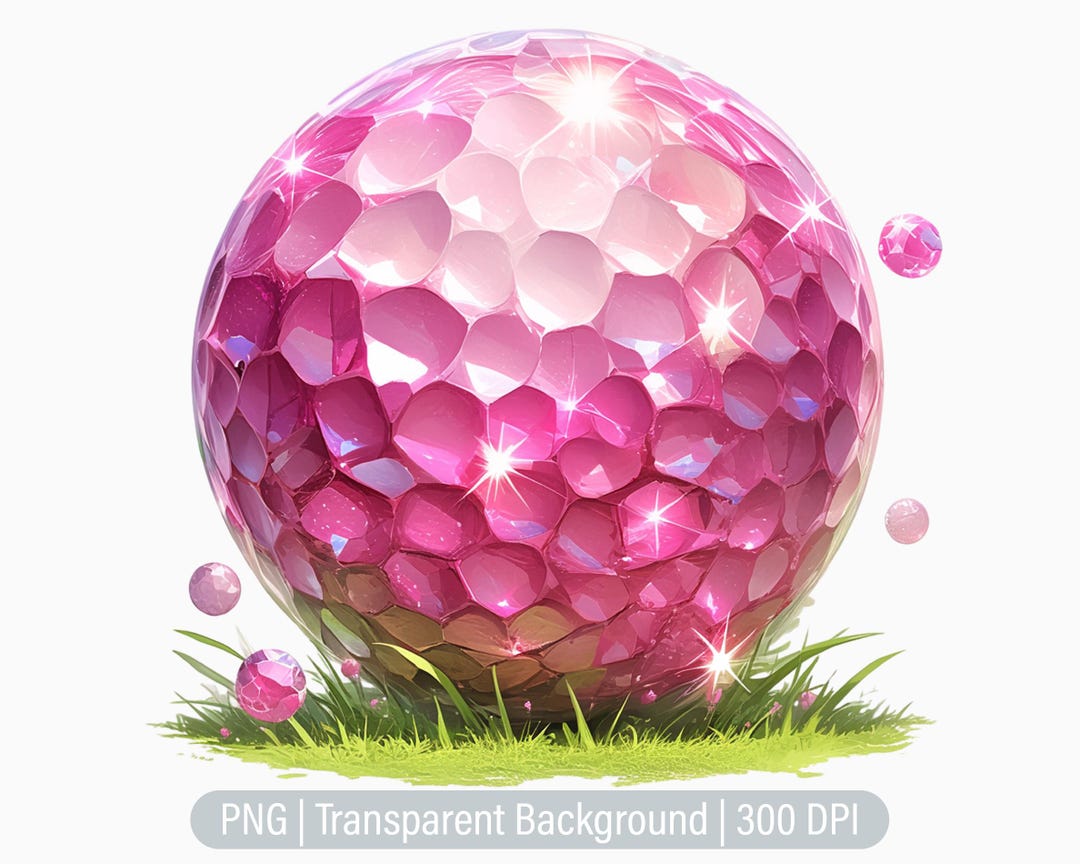 Pink Golf Ball Clipart, Country Club, Golfer Girl, Women Golf, Junk ...