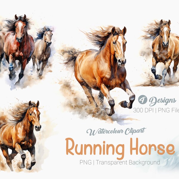 Running Horse Design - Etsy