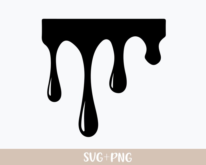Dripping SVG Cricut Silhouette Melting SVG Dripping Honey - Etsy