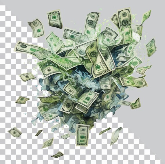 Stapels Geld Transparante Achtergrond