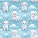 Sheep Digital Paper, Baby Sheep Pattern, Cute Sheep Backgrounds, Baby ...