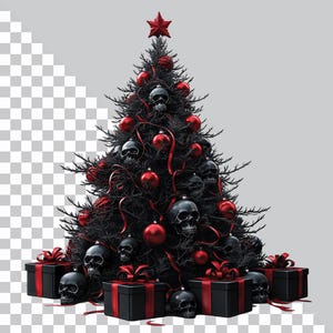 Gothic Christmas Clipart, Santa Png, Spooky Christmas, Vampire ...