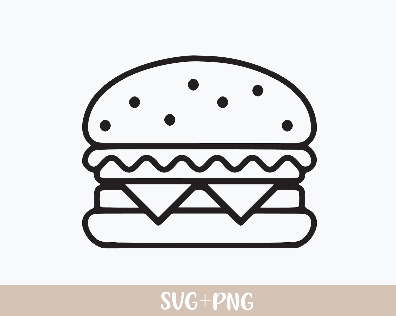 Hamburger Svg Cheese Burger Svg Burger Svg Hamburger Png | Etsy