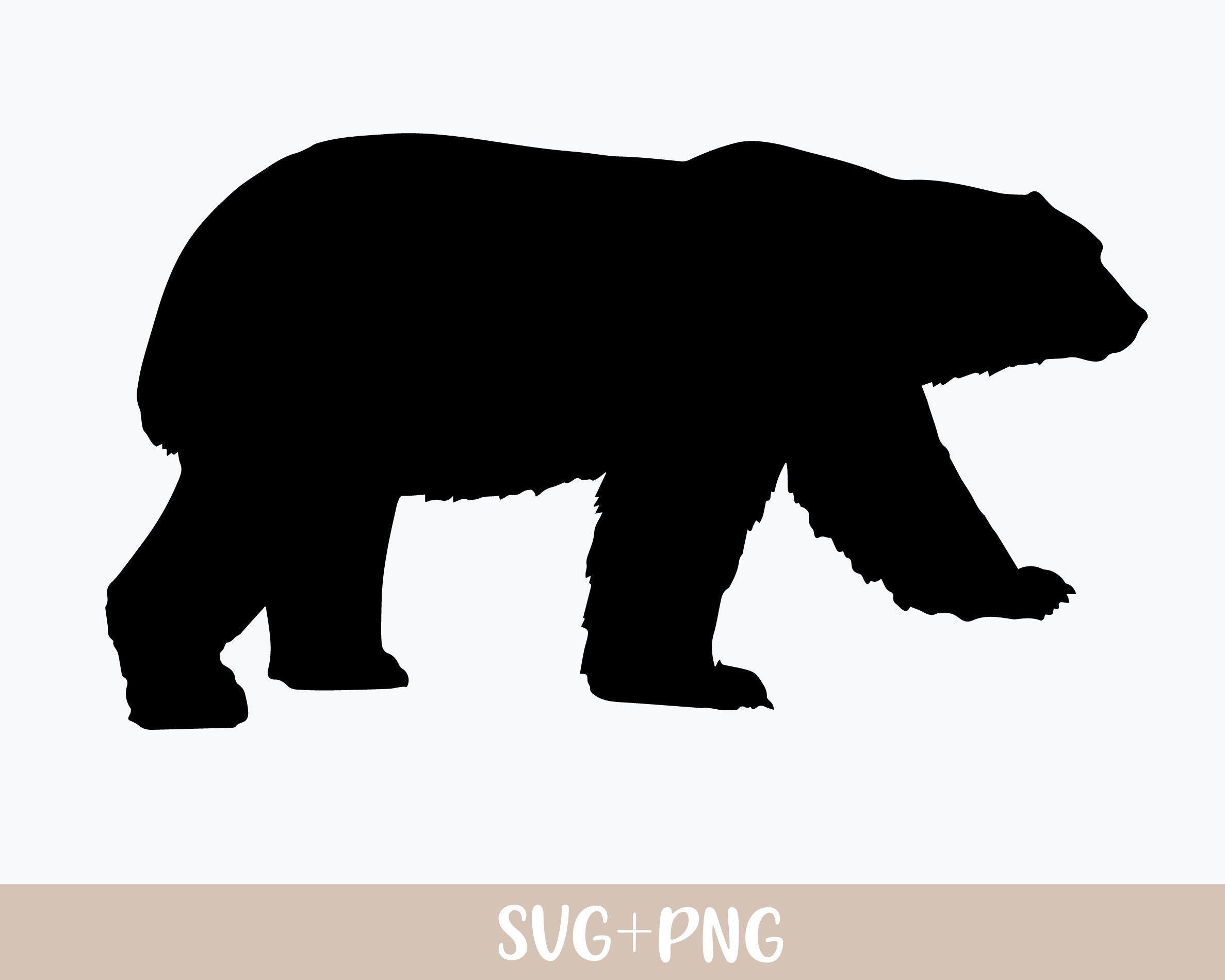 Oso SVG Oso png Oso grizzly svg oso negro svg oso de - Etsy España
