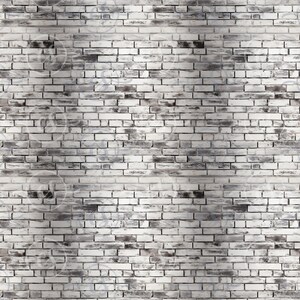 Brick Wall Digital Paper, Texture Wall Pattern, White Brick Wall ...