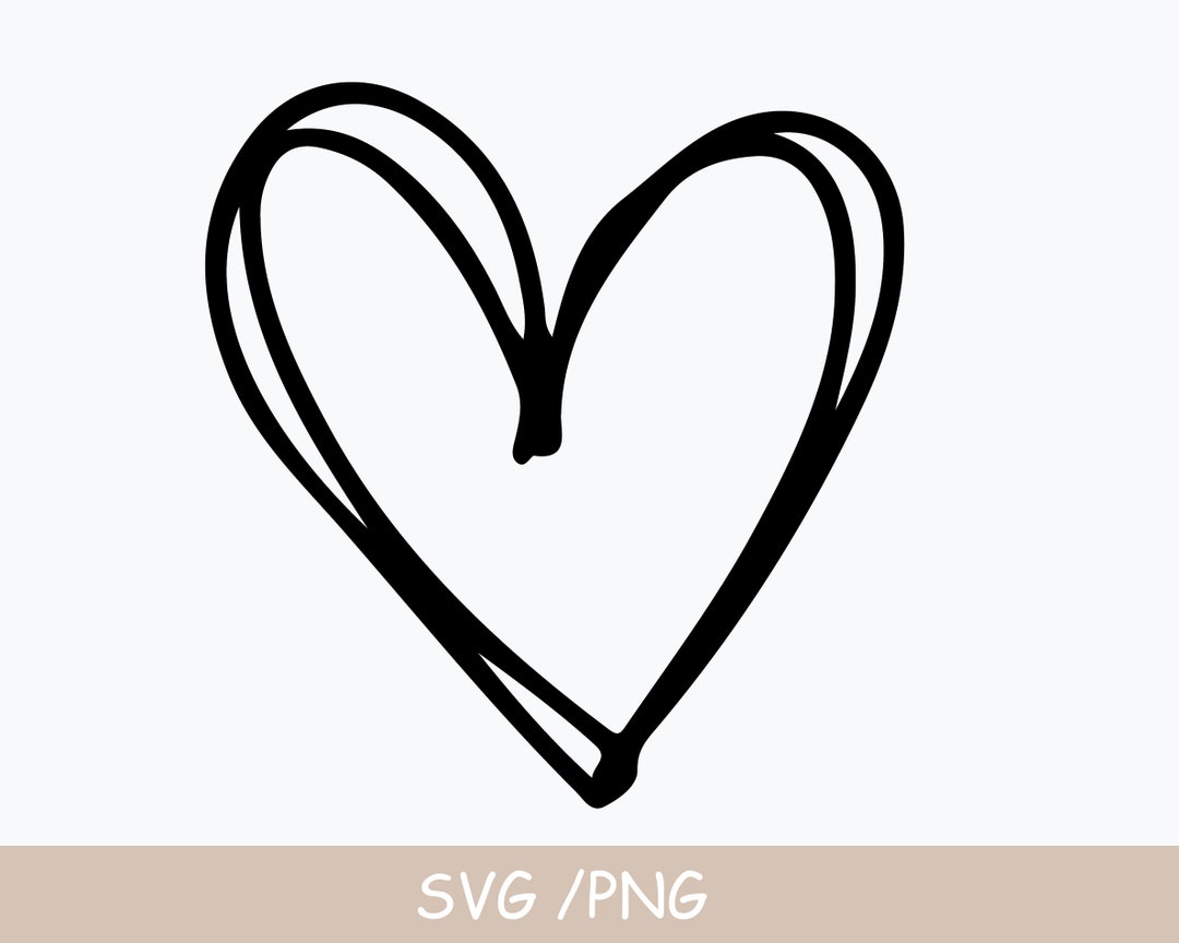 Heart Svg Bundle, Heart Svg, Hand Drawn Heart Svg, Open Heart Svg ...