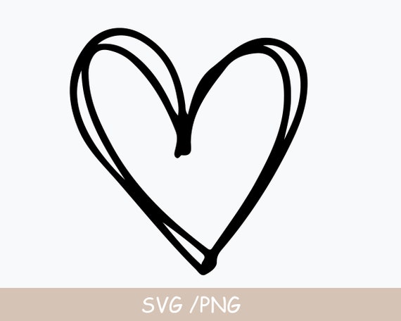 Heart Svg Bundle Heart Svg Hand Drawn Heart Svg Open Heart | Etsy