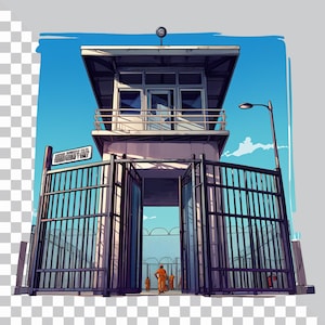 Prison Gate Clipart, Jail PNG, Prisoner, Inmate, Cage Gates, Junk ...