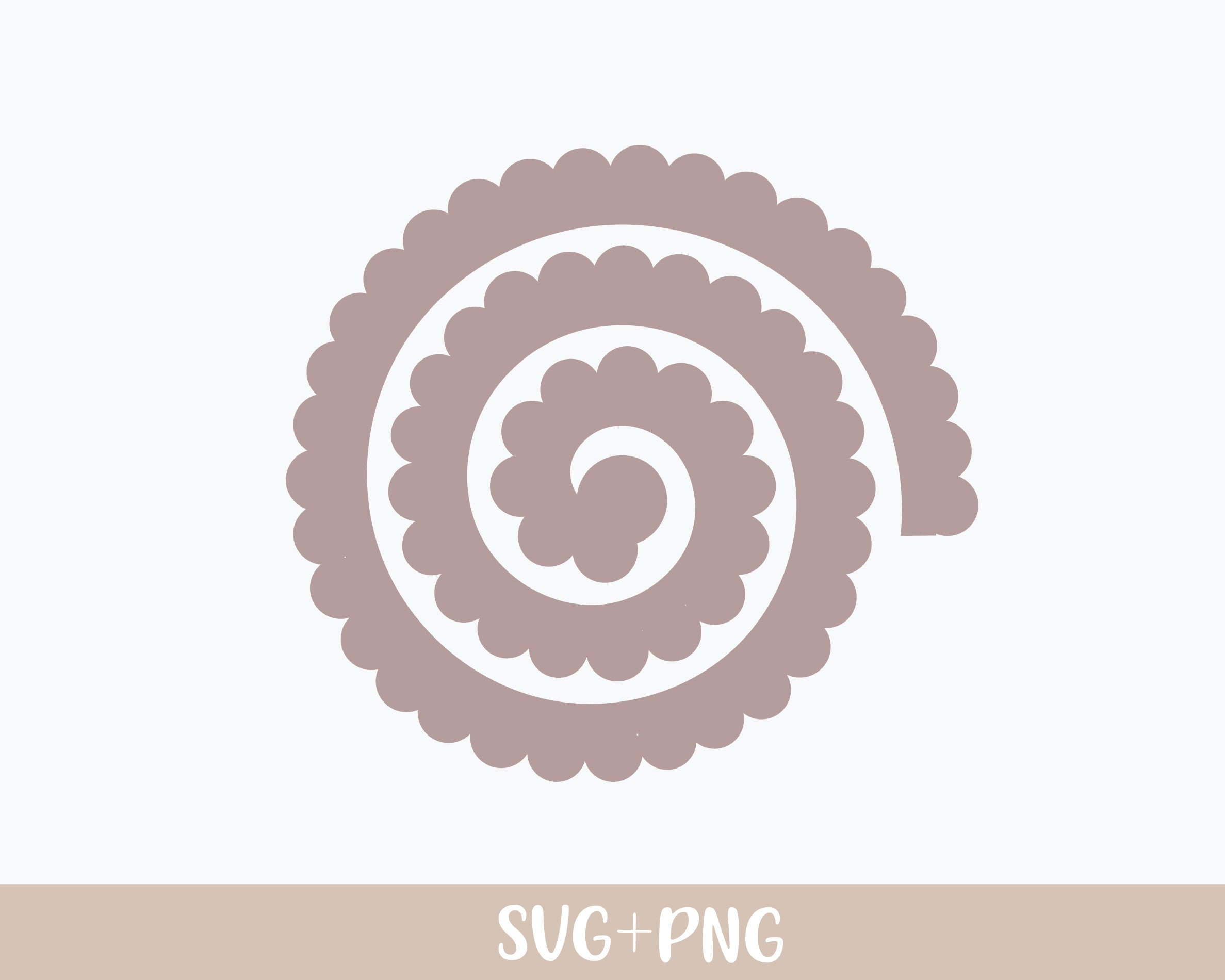 Rolled Flower Svgpaper Flower Svg 3d Flower Svg Paper - Etsy
