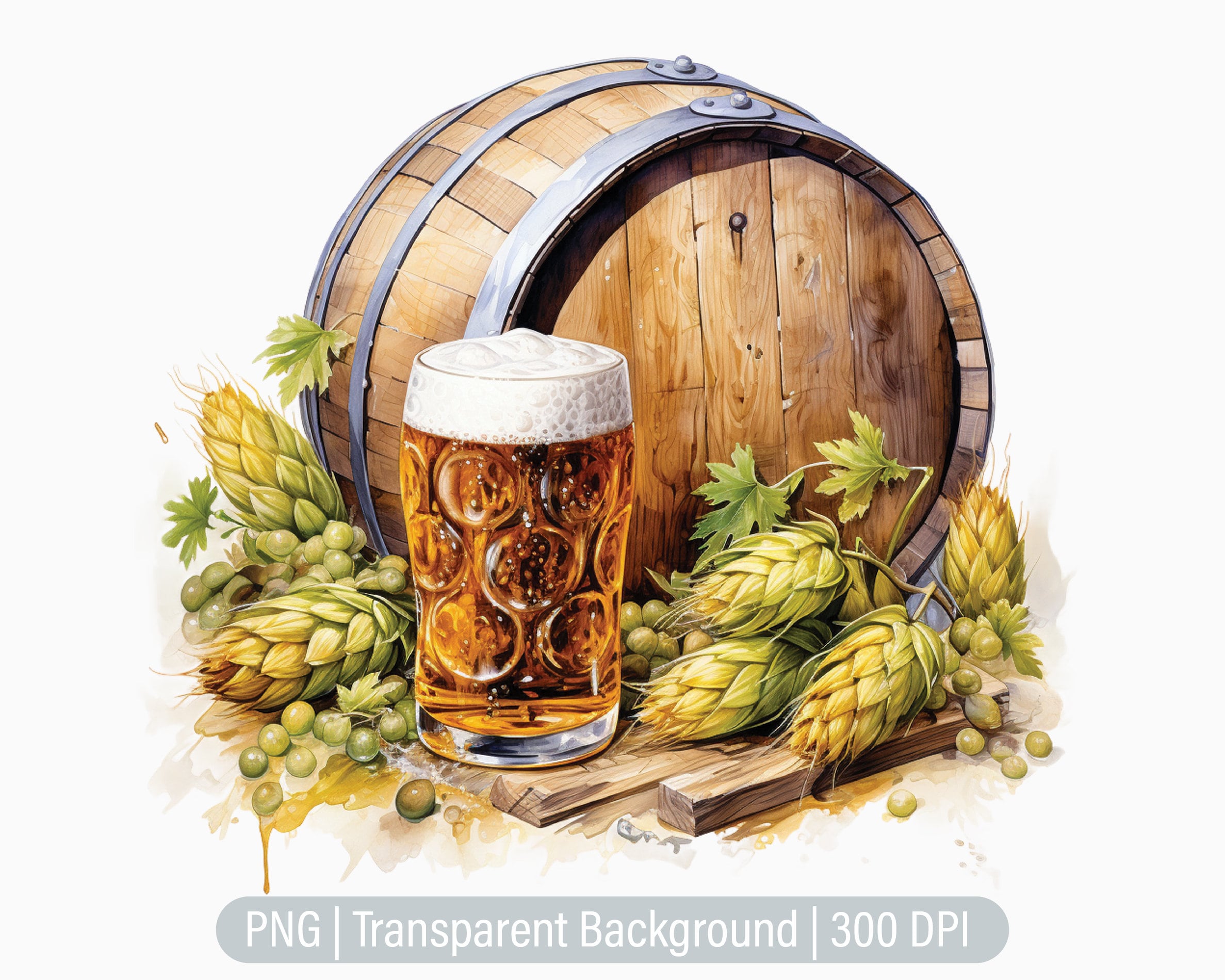 Beer Barrel Clipart, Bear PNG, Alcohol Clipart, Bear Bottle, Junk ...