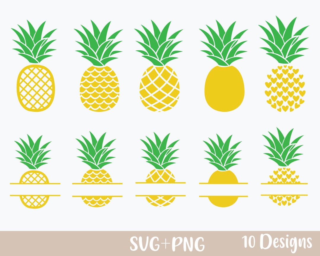 Pineapple SVG Bundle, Pineapple Clipart, Pineapple Png, Pineapple Print ...