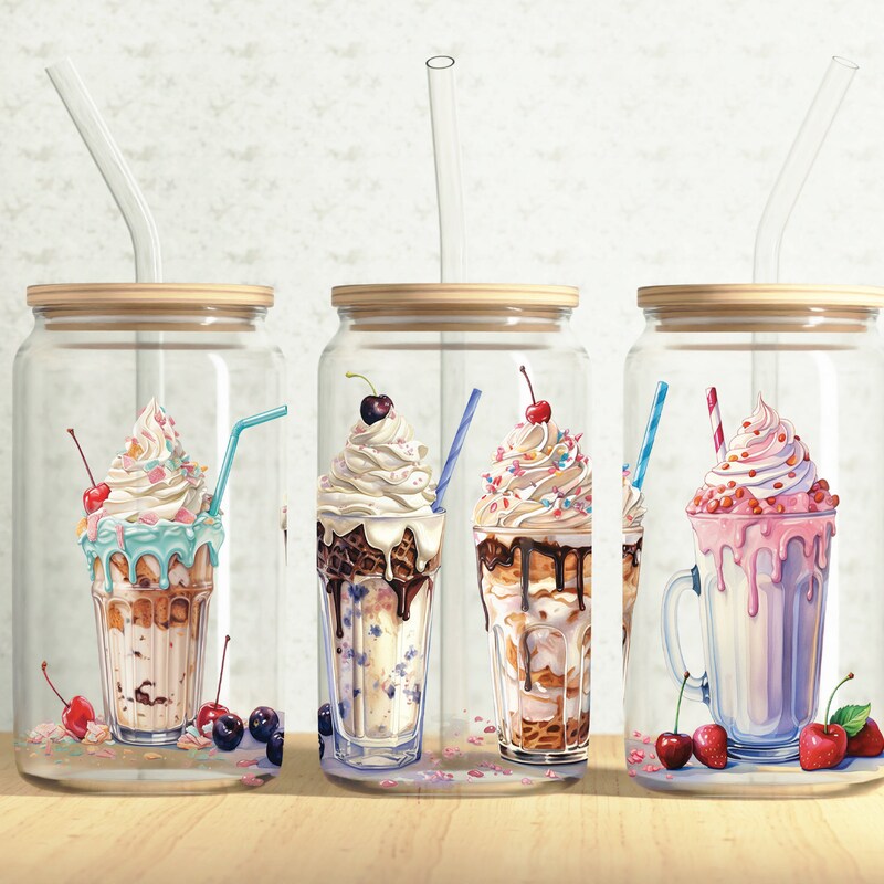 Ice Milkshake Cup - Etsy