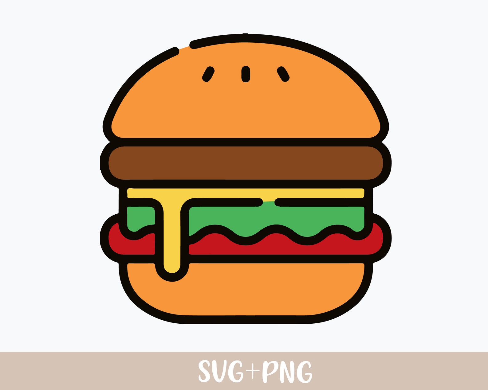 Hamburger SVG Bundle Cheese Burger Svg Burger Svg Hamburger | Etsy