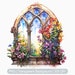 Church Window Clipart, Watercolour Church Png, Stained Glass Clipart ...