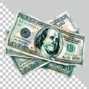 Money Dollars Clipart, Dollar Bills PNG, Money Cash, Junk Journals ...