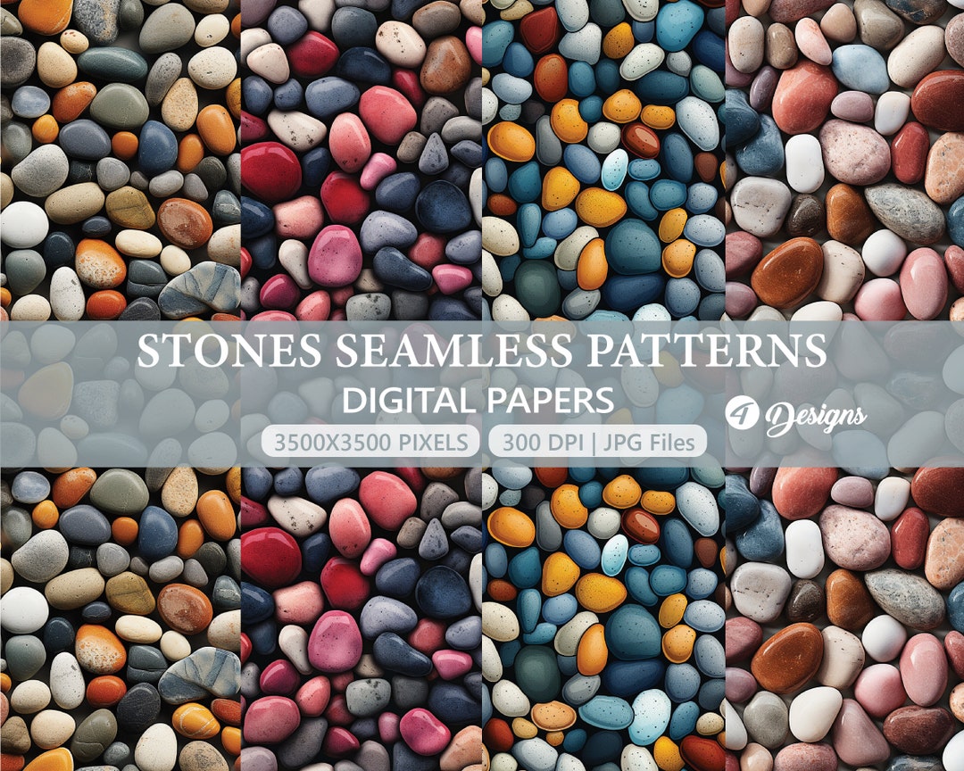 Stones Digital Paper, Cobblestone Texture Pattern, Stone Backgrounds ...
