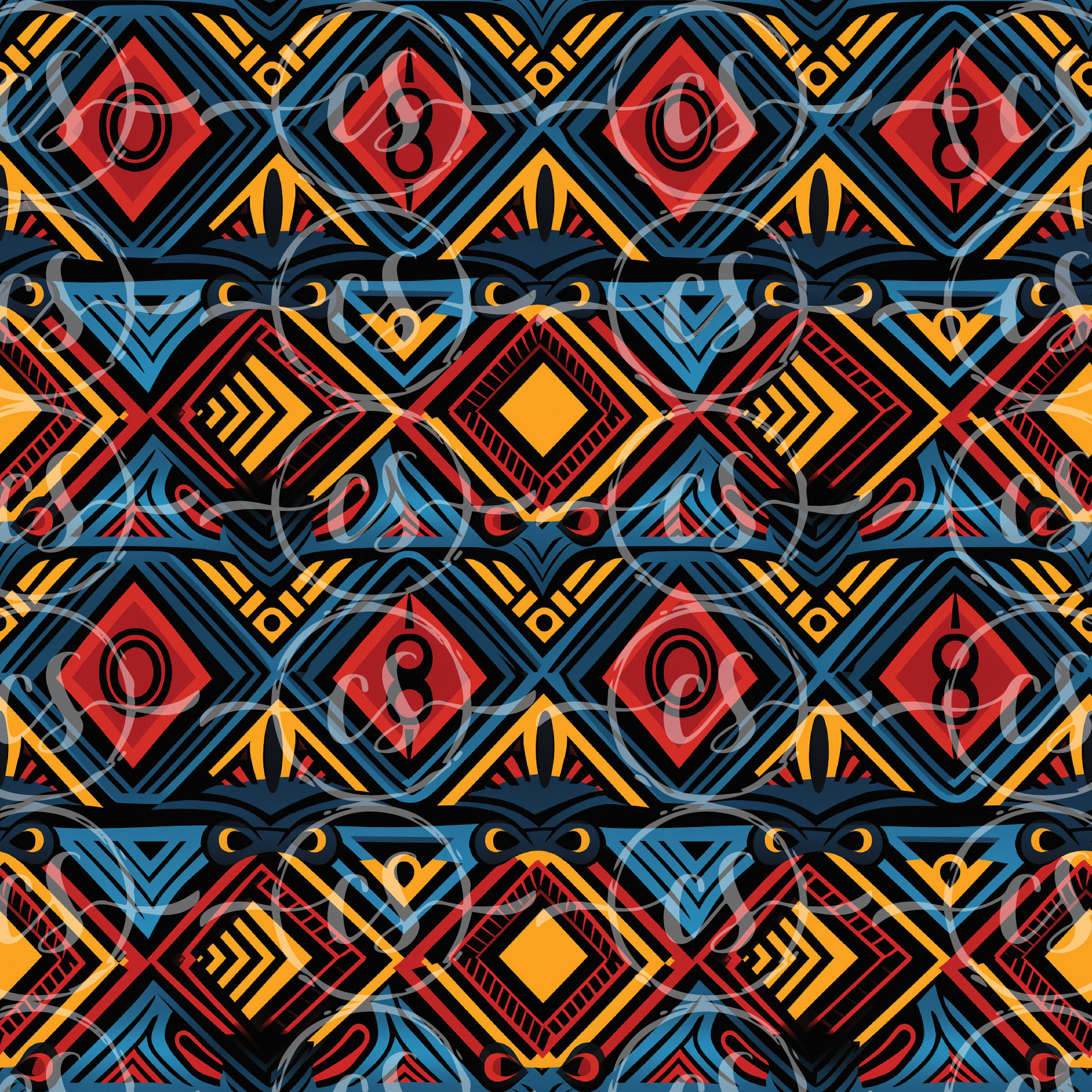 African Digital Paper African Seamless Pattern Ethnic Tribal - Etsy