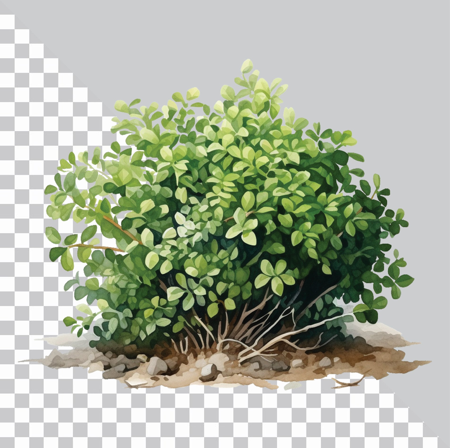 Forest Bush Clipart Bushes PNG Clipart Bush Tree Junk - Etsy